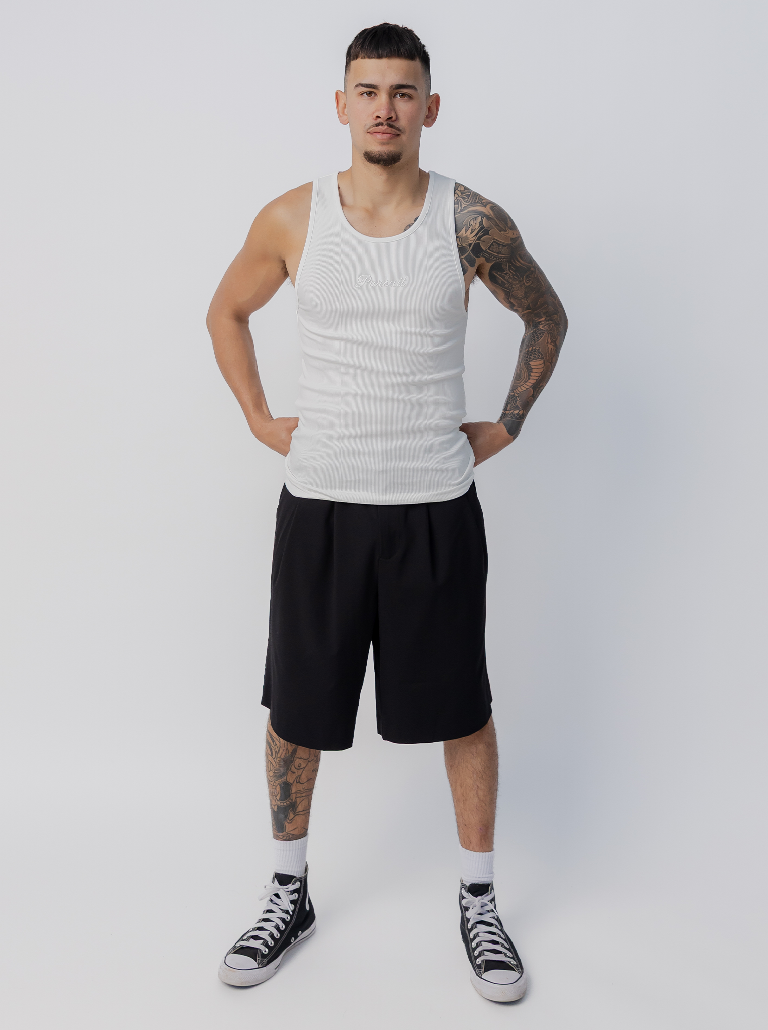 Core Tank in White – Stirling Sports